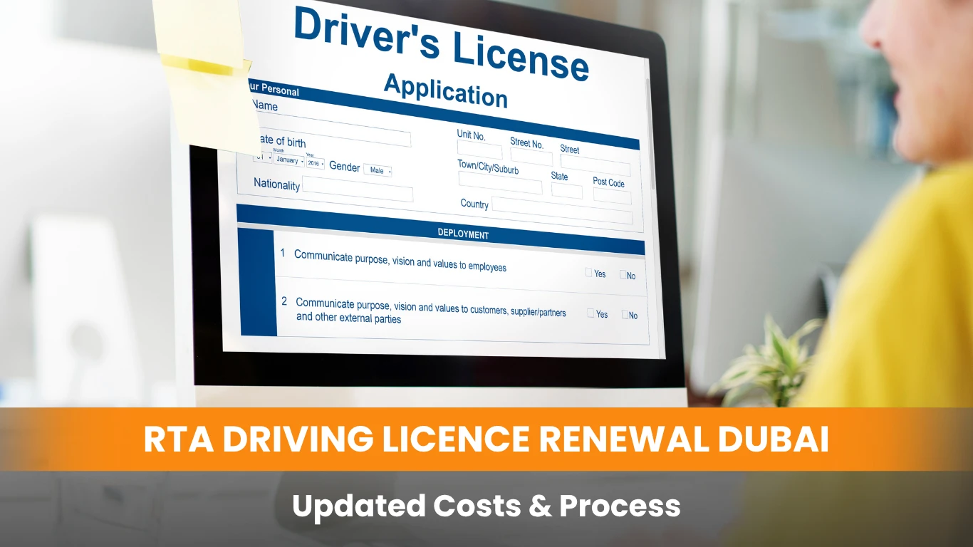 RTA Driving Licence Renewal Dubai | Fees, Process & Requirements – Miss ...